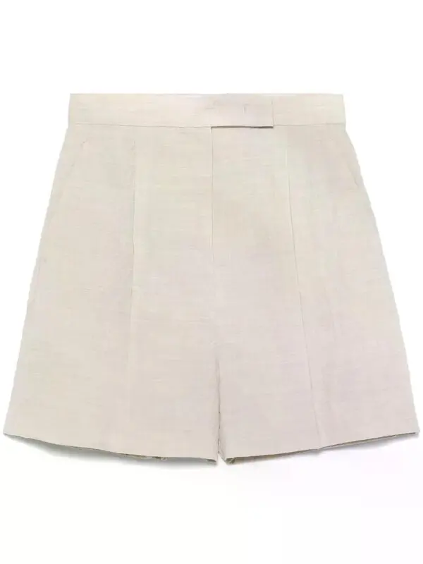 Max Mara Abisso Pleated Shorts