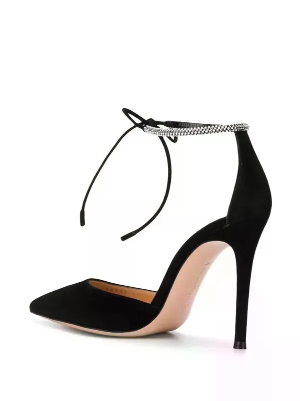 GIANVITO ROSSI Montecarlo D'orsay 105mm Suede Pumps