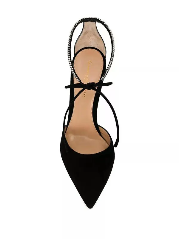 GIANVITO ROSSI Montecarlo D'orsay 105mm Suede Pumps