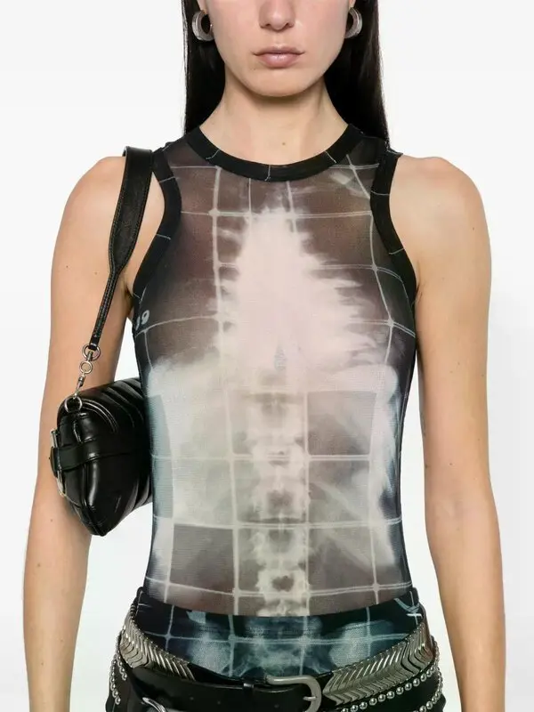 JEAN PAUL GAULTIER X-ray Sleeveless Top