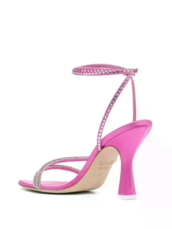 3JUIN Syria 100mm Crystal-embellished Sandals