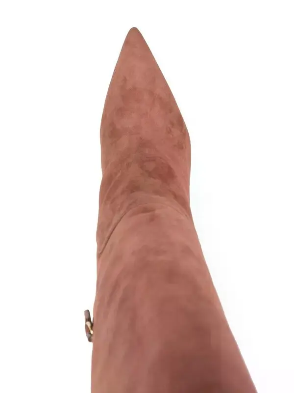 STUART WEITZMAN Pointed-toe High-heel Boots - Brown