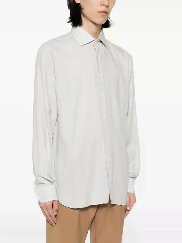 Corneliani Long-sleeve Button-down Shirt - Blue
