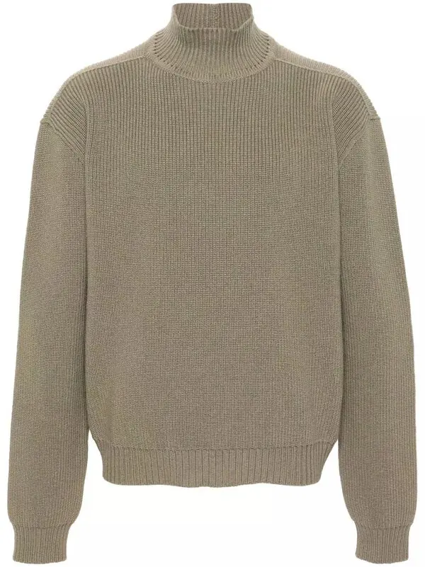 Rick Owens Roll-neck Virgin-wool Jumper - Green