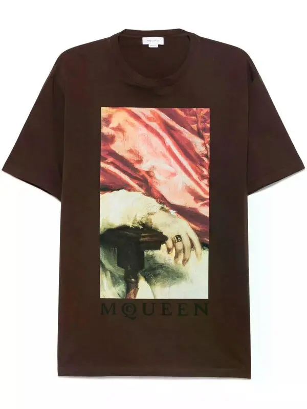 Alexander McQueen Graphic-print Logo-print T-shirt