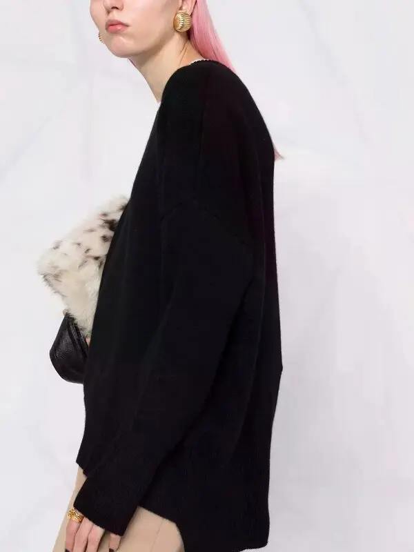 LISA YANG Mila Cashmere Jumper - Black