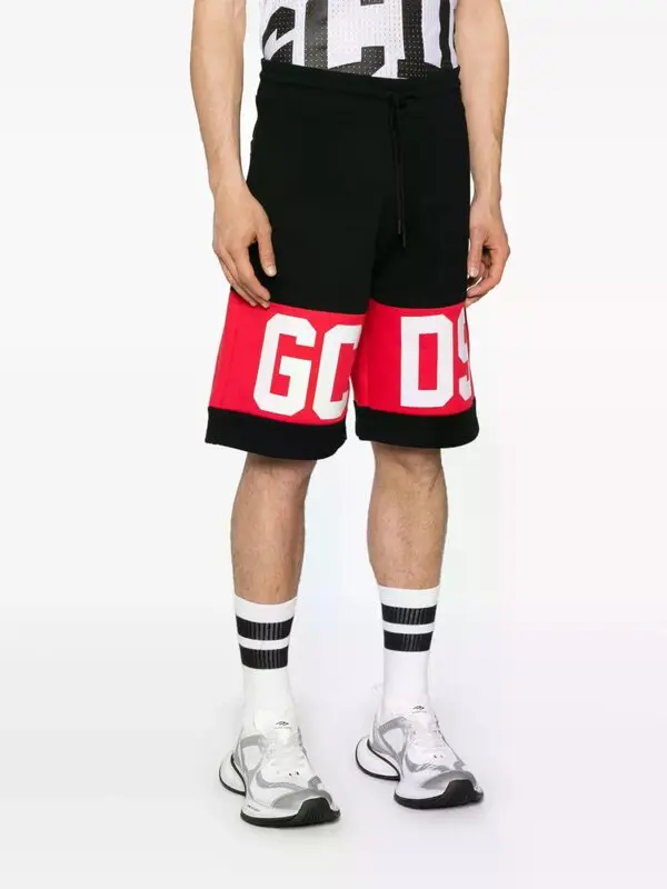 Gcds Band-logo Shorts - Black