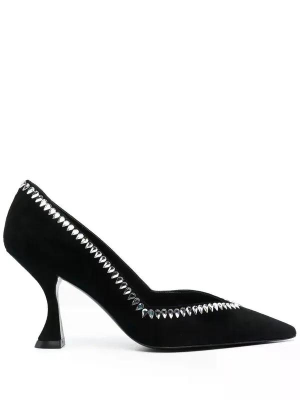 STUART WEITZMAN 100mm Crystal-embellished Pumps