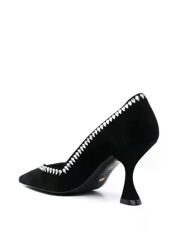 STUART WEITZMAN 100mm Crystal-embellished Pumps