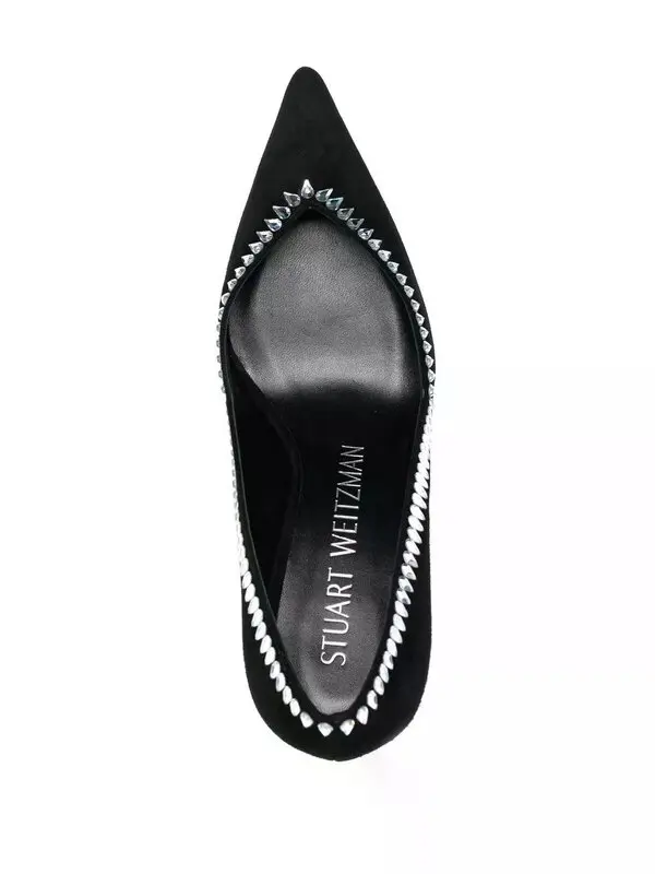STUART WEITZMAN 100mm Crystal-embellished Pumps