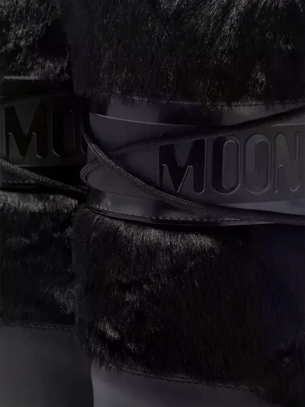 Moon Boot Icon Faux-fur Snow Boots - Black