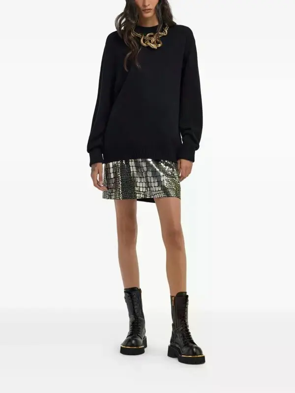 Roberto Cavalli Button-detailing Crew Neck Jumper