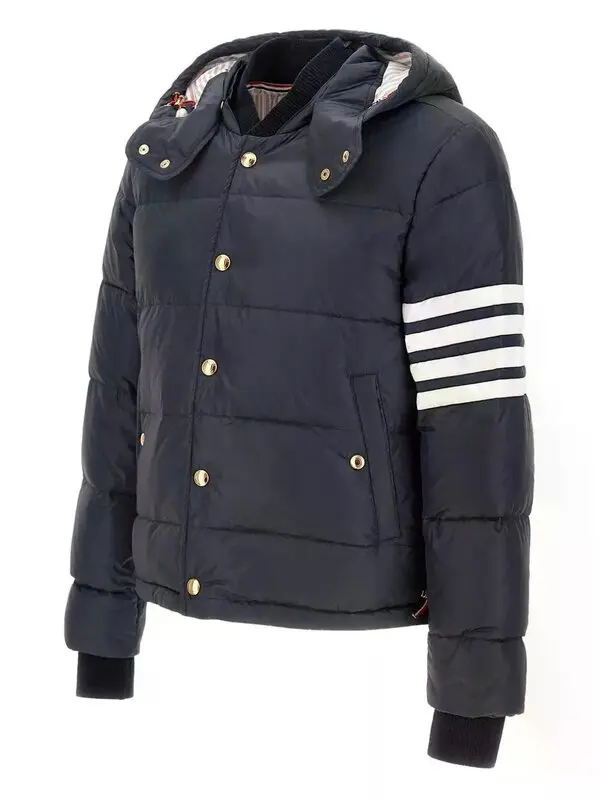 Thom Browne 4-bar Bomber Jacket - Blue