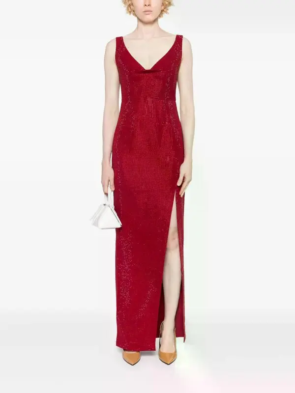 Roland Mouret Diamante Gown - Red