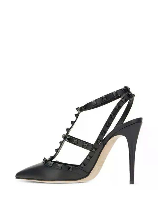 Valentino Garavani Rockstud Leather Pumps - Black
