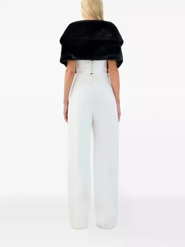 UNREAL FUR Wrap Cape - Black