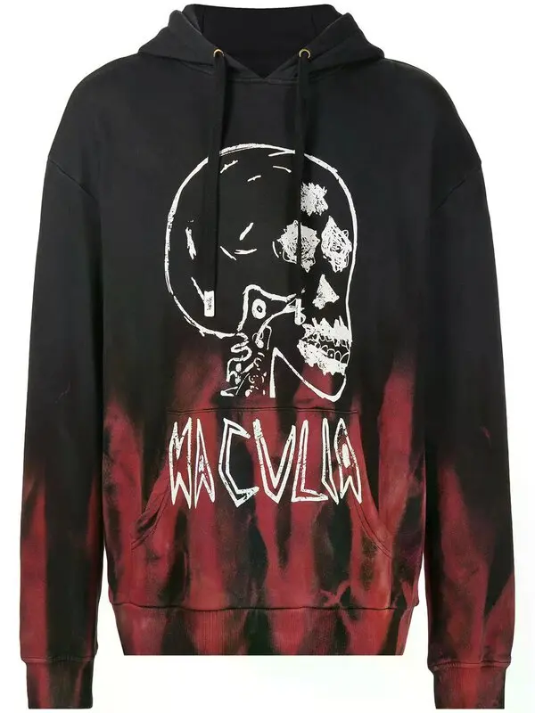HACULLA. Gothis Skull Hoodie - Black