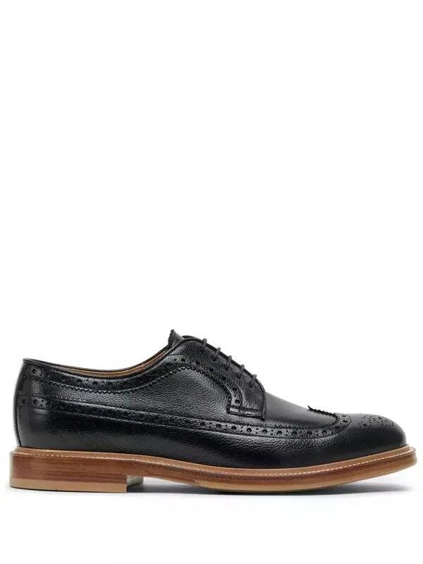 Brunello Cucinelli Lace-up Leather Derby Shoes