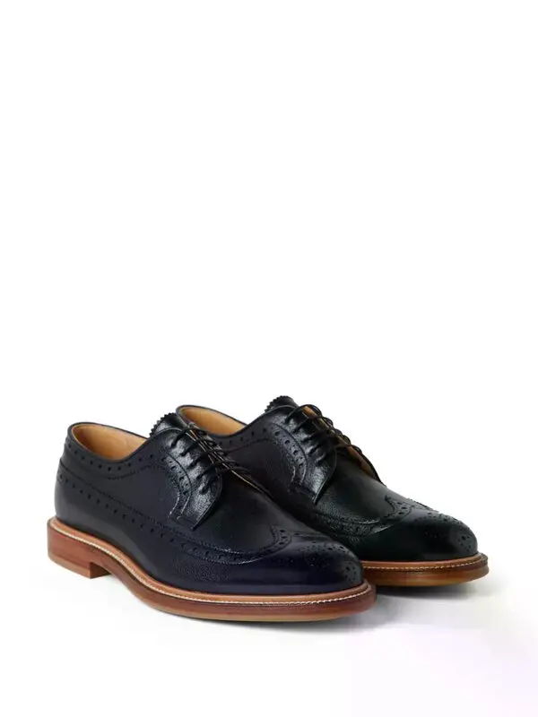 Brunello Cucinelli Lace-up Leather Derby Shoes