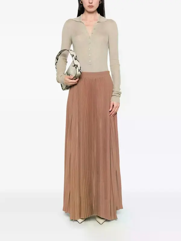 STYLAND Pleated Maxi Skirt