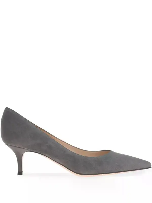 GIANVITO ROSSI 55mm Leather Pumps - Grey