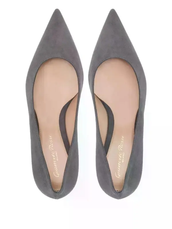 GIANVITO ROSSI 55mm Leather Pumps - Grey