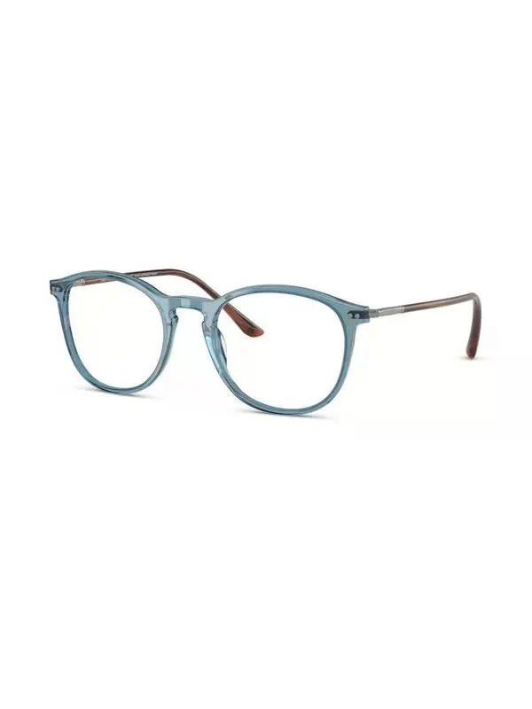 Giorgio Armani Logo-engraved Acetate Glasses