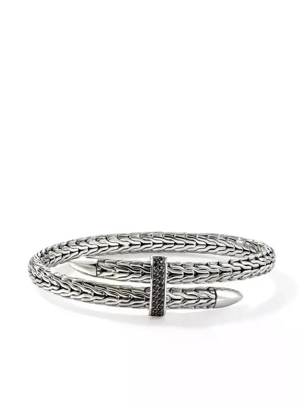 John Hardy Spear Flex Sapphire Cuff Bracelet - Silver