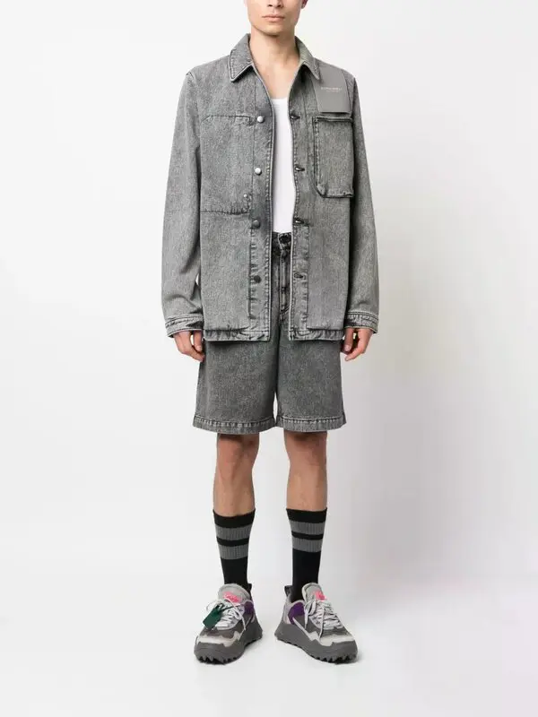 A-COLD-WALL* Faded Denim Shorts