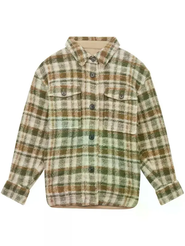 MARANT ETOILE Harveli Check Pattern Coat