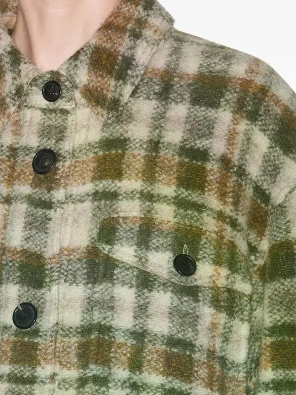 MARANT ETOILE Harveli Check Pattern Coat