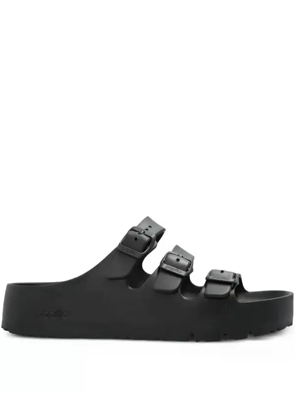BIRKENSTOCK Florida Eva Three-buckle Slide Sandals
