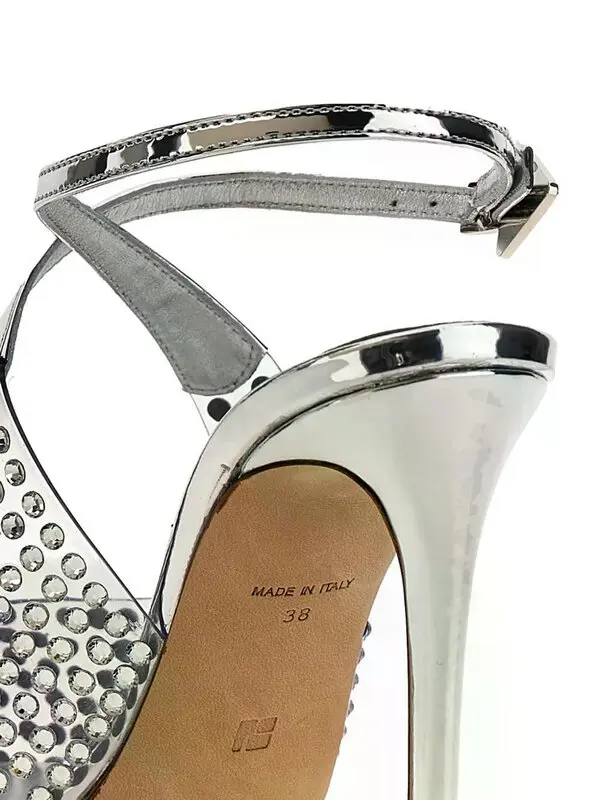 NICOLÒ BERETTA 100mm Beiby Stiletto Sandals