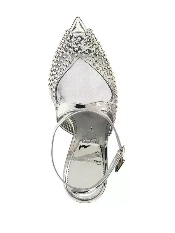 NICOLÒ BERETTA 100mm Beiby Stiletto Sandals