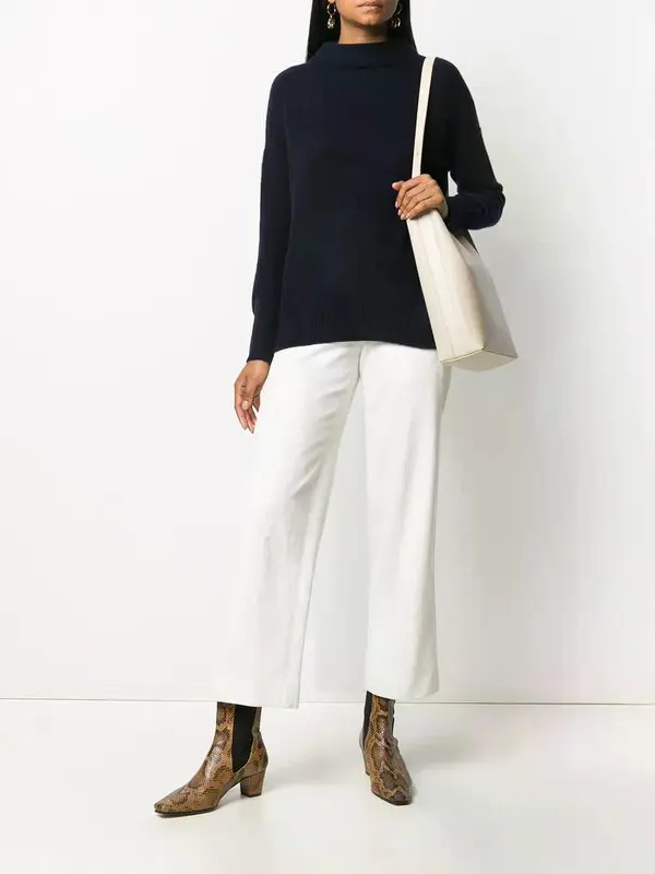 Vince Roll Neck Jumper - Blue