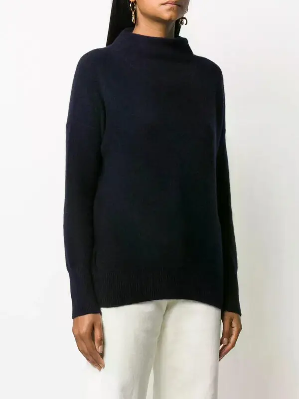Vince Roll Neck Jumper - Blue