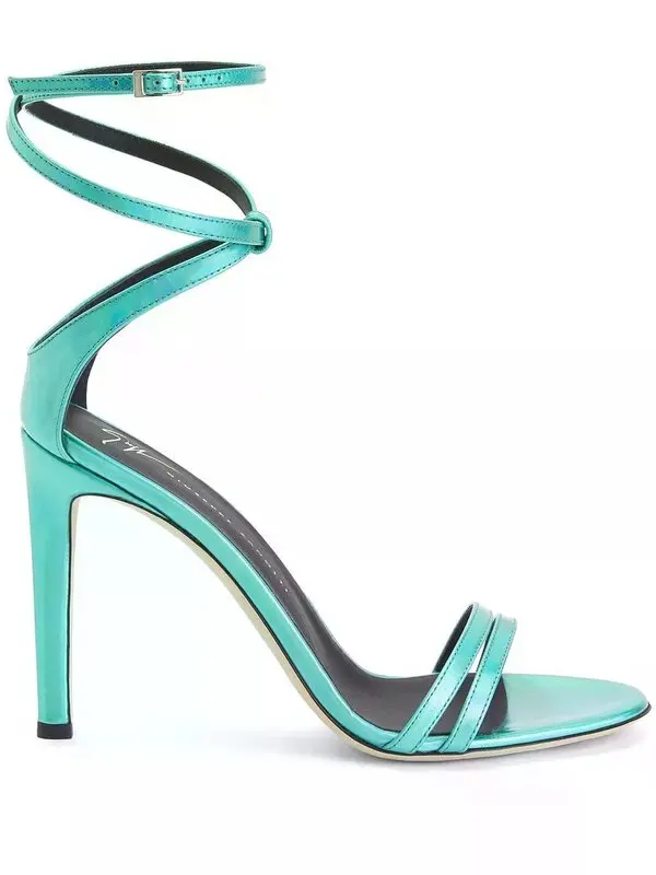 GIUSEPPE ZANOTTI 105mm Catia Sandals - Blue