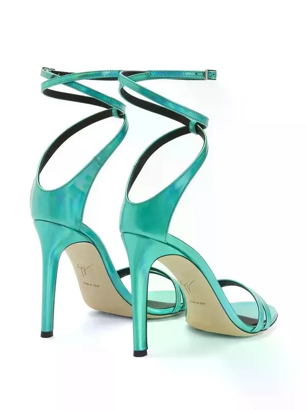 GIUSEPPE ZANOTTI 105mm Catia Sandals - Blue