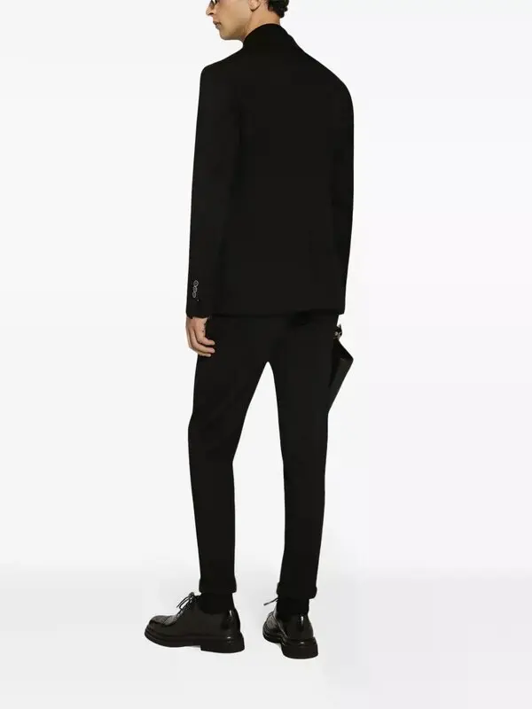 Dolce & Gabbana Pressed-crease Tapered Trousers