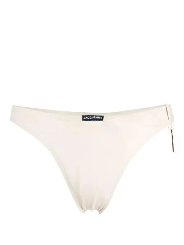 Jacquemus Le Bas De Maillot Signature Bikini Bottoms - Neutrals