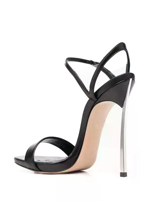 Casadei Leather Open-toe Heeled Sandals