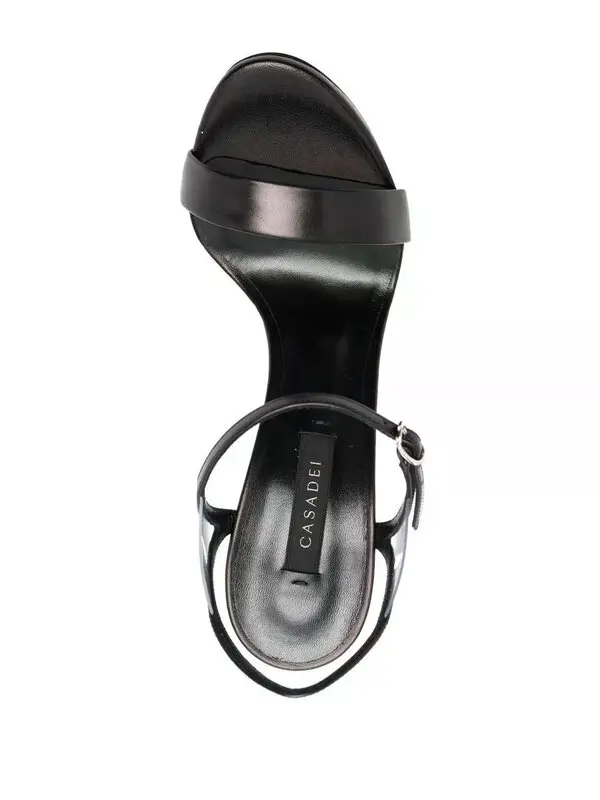 Casadei Leather Open-toe Heeled Sandals