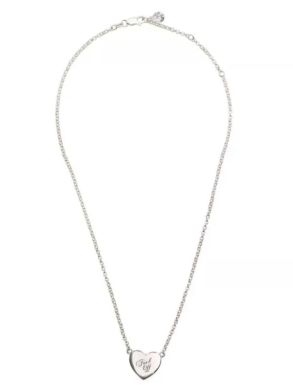 STOLEN GIRLFRIENDS CLUB Warm Welcome Heart-pendant Necklace - Silver