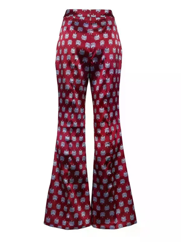 MACGRAW Crest Circa 72 Flared Trousers - Red