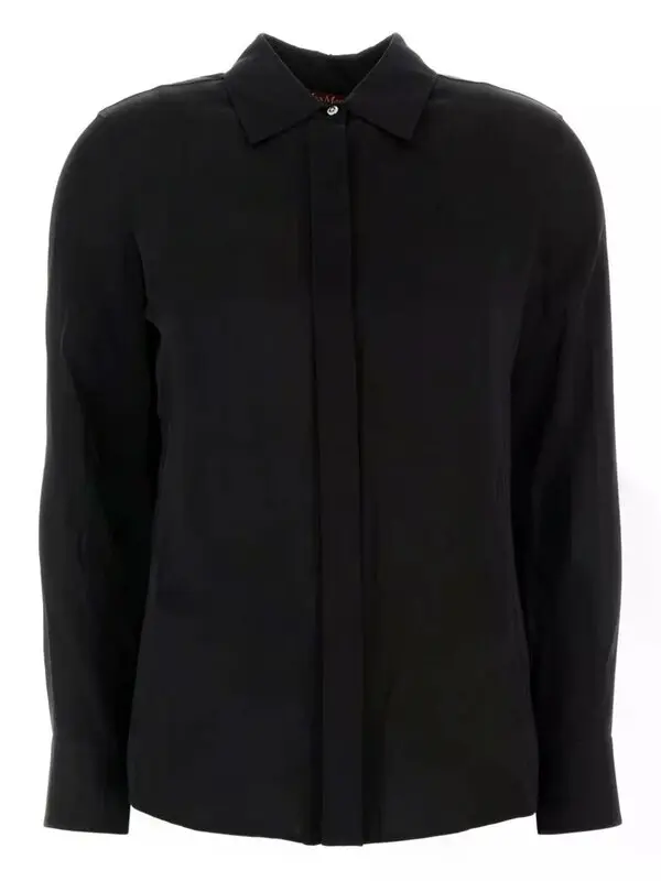 Max Mara Button-up Long-sleeve Shirt