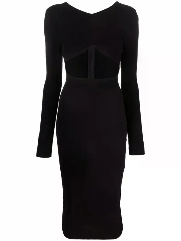 Dsquared2 Cut-out Detail Midi Dress