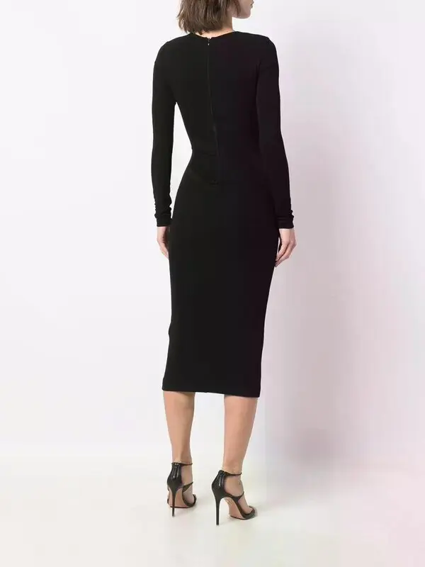 Dsquared2 Cut-out Detail Midi Dress
