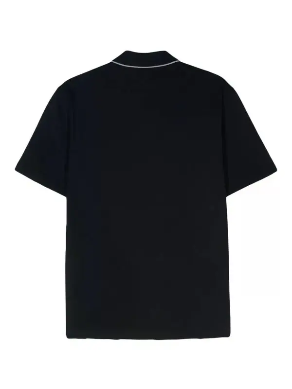 Brioni Logo-embroidered Cotton Polo Shirt