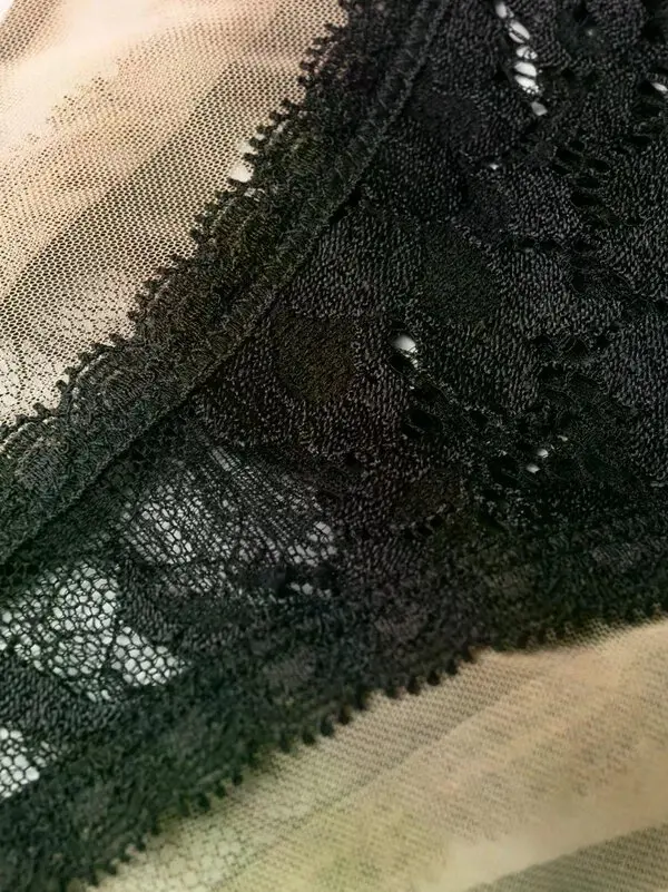 Wolford Semi-sheer Laced Briefs