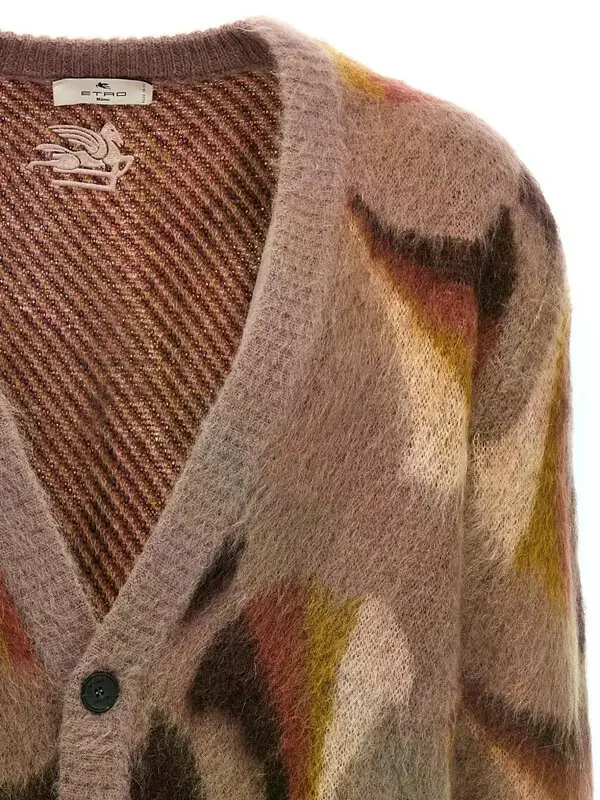 Etro Paisley-pattern V-neck Cardigan